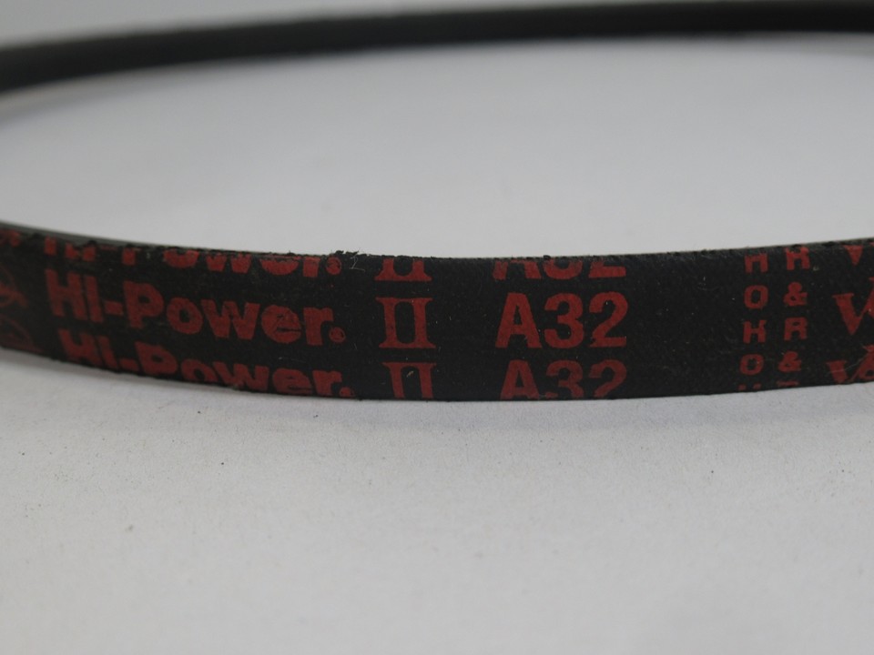 Gates A32 Hi-Power II V-Belt 34"L 0.5"W 0.31"T NOP | eBay