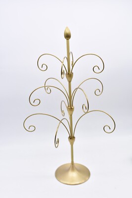 Crate & Barrel Metal Christmas Tree Stand Gold tone color | eBay