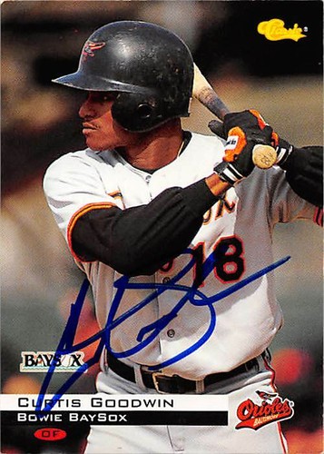 Curtis Goodwin autographed Baseball Card (Orioles) 1994 Classic #37 ...