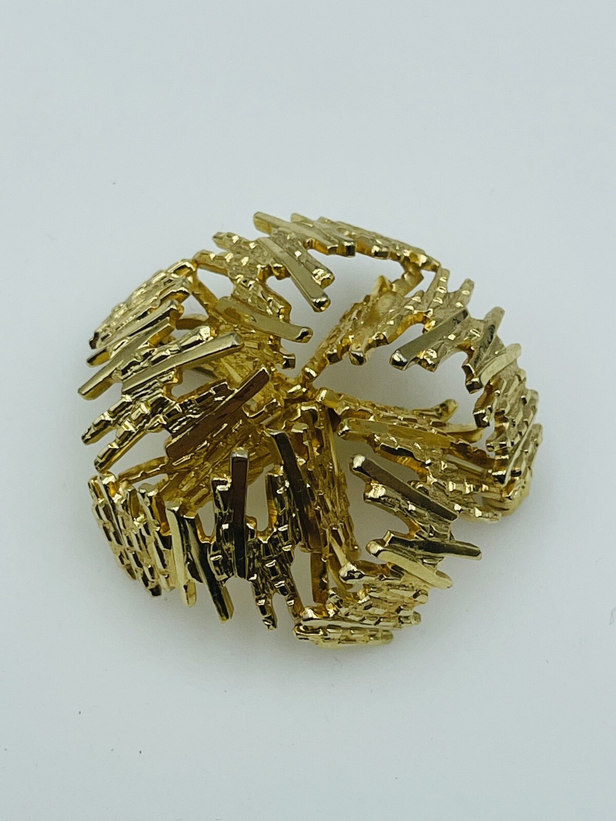 Grosse Germany Vintage Modernist Gold Plated Dior Pin… - Gem