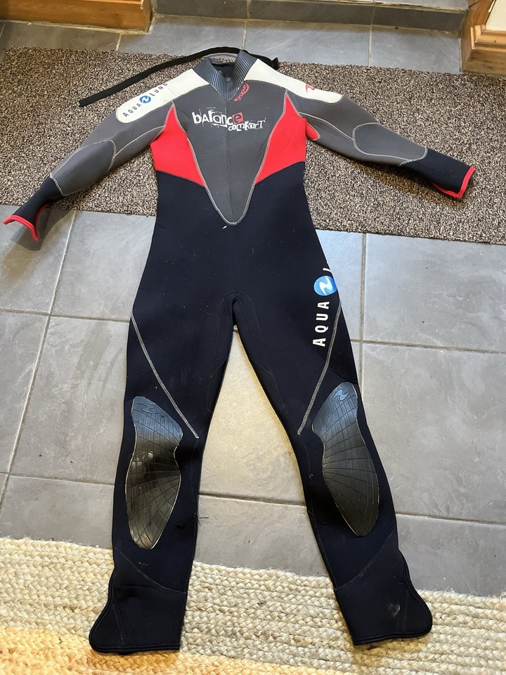Aqualung Balance Comfort Womens Neoprene Wetsuit 5MM Medium Black Full ...