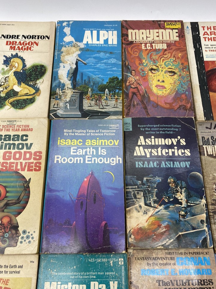 Lot of 12 Vintage Sci-Fi Paperback Books Instant Collection Set | eBay