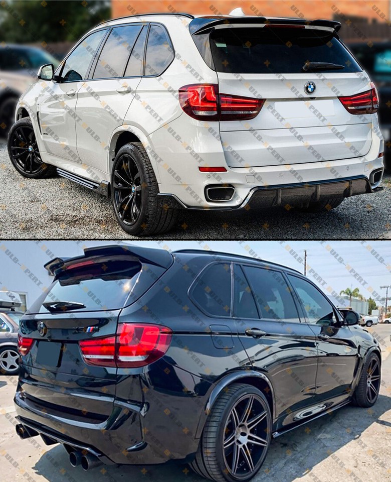 FOR 14-18 BMW F15 F85 X5 X5M GT STYLE GLOSS BLK REAR ROOF SPOILER WING ...