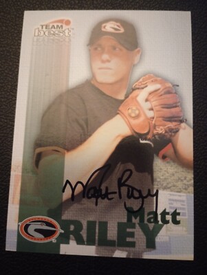 1999 Team Best Matt Riley AUTOGRAPH Orioles | eBay