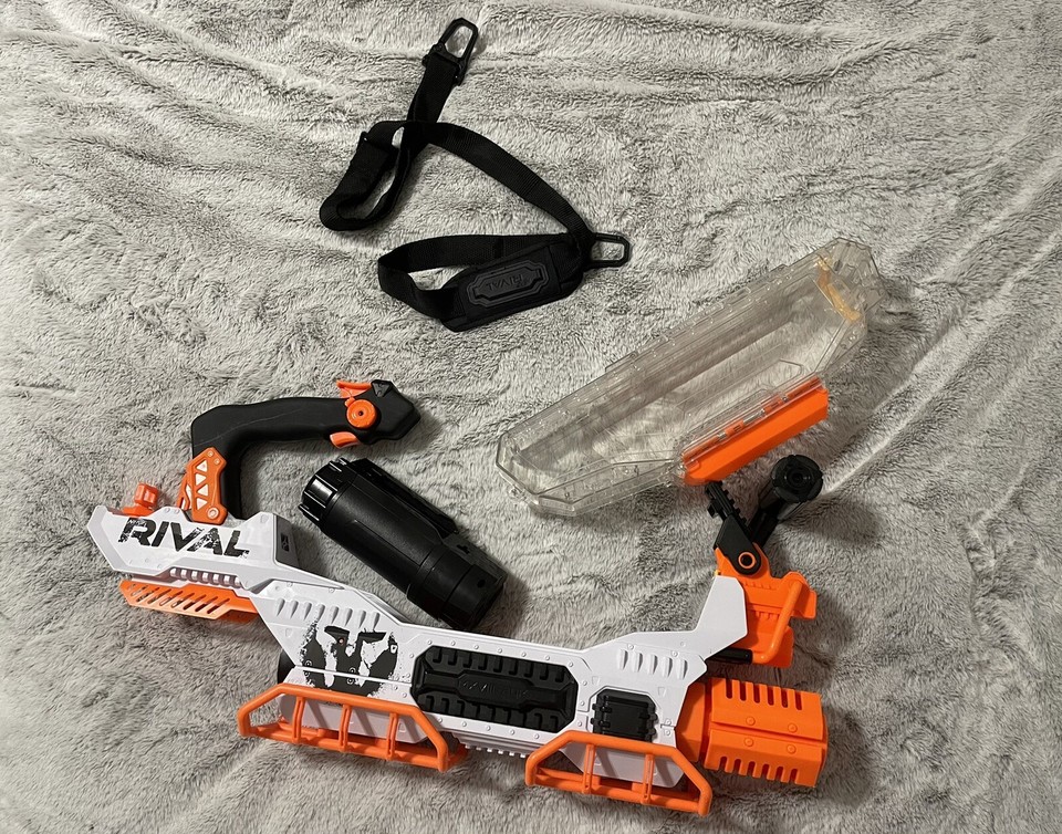 Nerf Rival Prometheus MXVIII-20K Phantom Corps TESTED Blaster Dart Gun ...