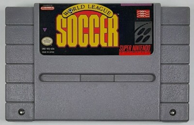 World League Soccer (Super Nintendo Entertainment System, 1991) SNES | eBay