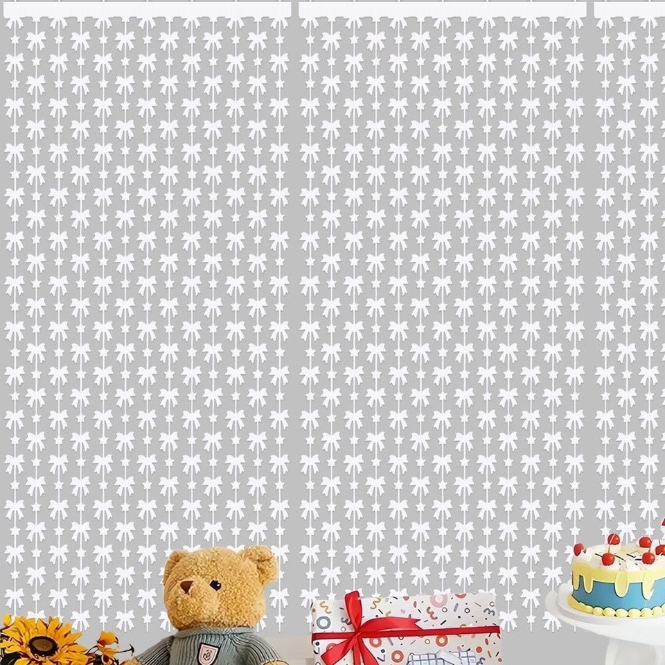 Rideau de pluie nœud thème papillon pour mur de fête et porte pour ...