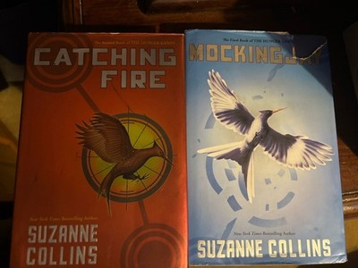 Catching Fire And Mockingjay By Suzanne Collins Hardcover Books Hunger ...