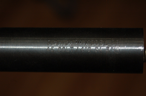 RARE , 45 COLT / 410 GA 3 IN SURVIVOR BARREL FOR THE H&R/NEF HANDI ...