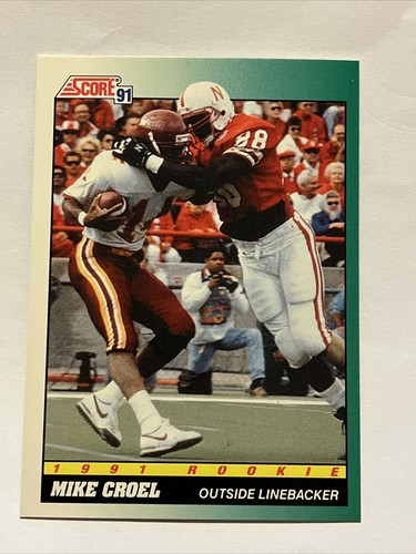 1991 Score Denver Broncos Football Card #315 Mike Croel RC | eBay