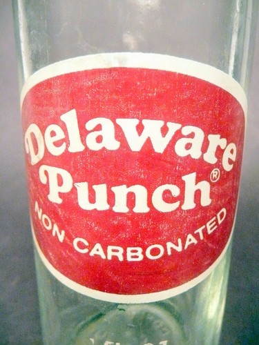 vintage ACL Soda Pop Bottle: DELAWARE PUNCH - 10 oz - STYLE #3 smooth ...