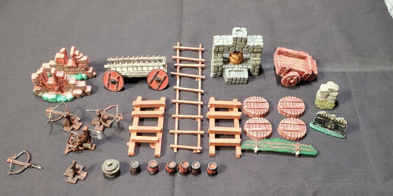Warhammer 40k Plaster Cast Misc Bits and Accessories Lot #22 Wood ...