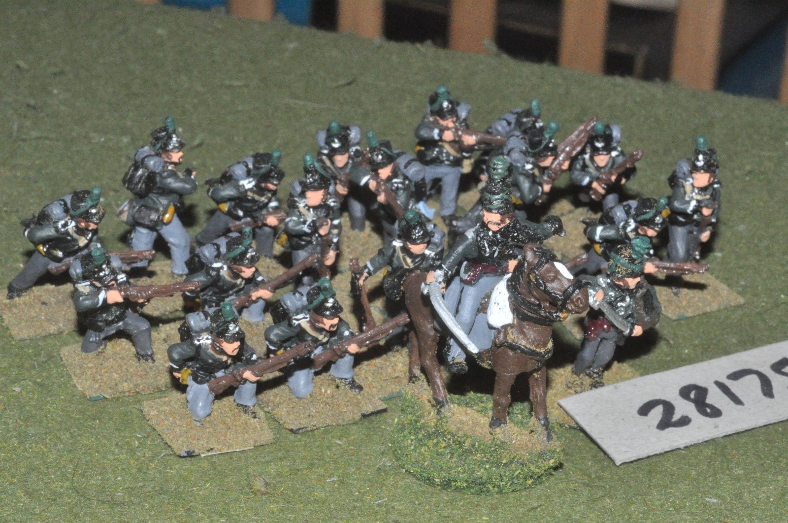 25mm napoleonic / british - riflemen 20 figures - inf (28175) | eBay