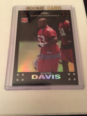 2007 Topps Chrome RC- REFRACTOR -Buster Davis #TC242--Cardinals / FSU ...