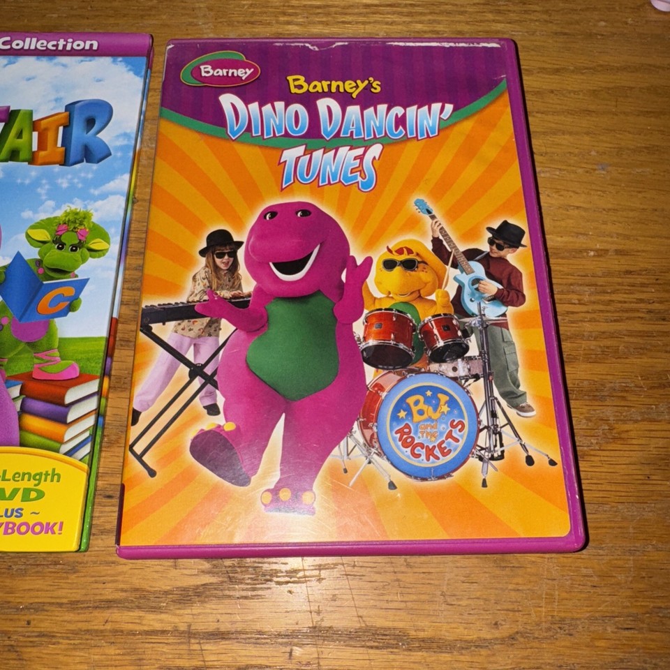 Barney Animal ABCs Book Fair Book Dvd Dino Dancing Tunes Dvd Barney ...