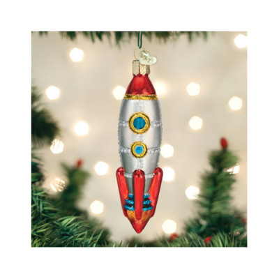 Old World Christmas Toy Rocket Ship Ornament | eBay