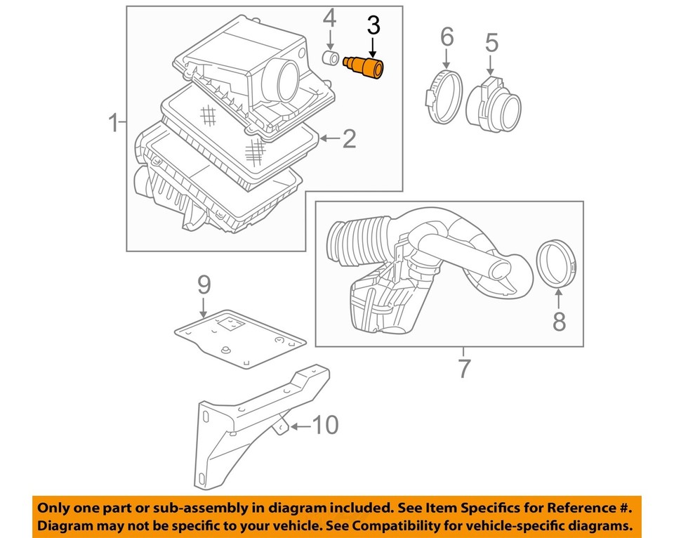 1999-2006 SILVERADO YUKON AIR CLEANER RESTRICTION INDICATOR NEW GM ...