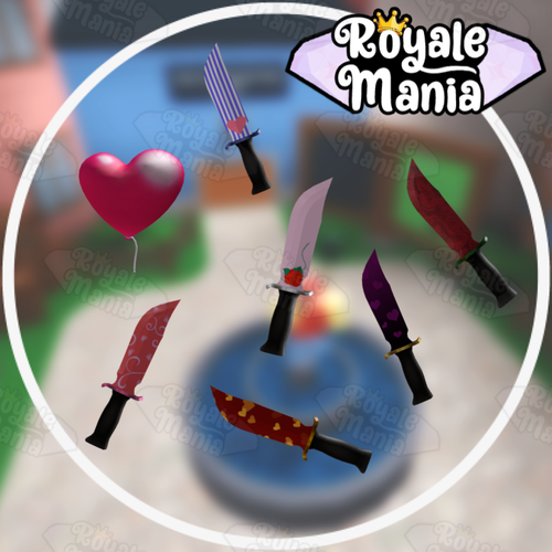 Roblox Murder Mystery 2 MM2 Valentine Bundle Godly Knifes and Guns | eBay