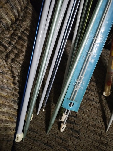 Vintage Wooden Knitting Needle Case W/ Knitting Needles 25pcs Clean | eBay