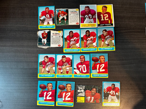 Lot of Topps Football Cards Larry Wilson #155 Frank Fuller #150 Dale ...