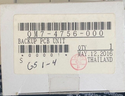 Canon iPF PRO and TX series Backup PCB Unit, QM7-4756-000, GENUINE, NEW ...