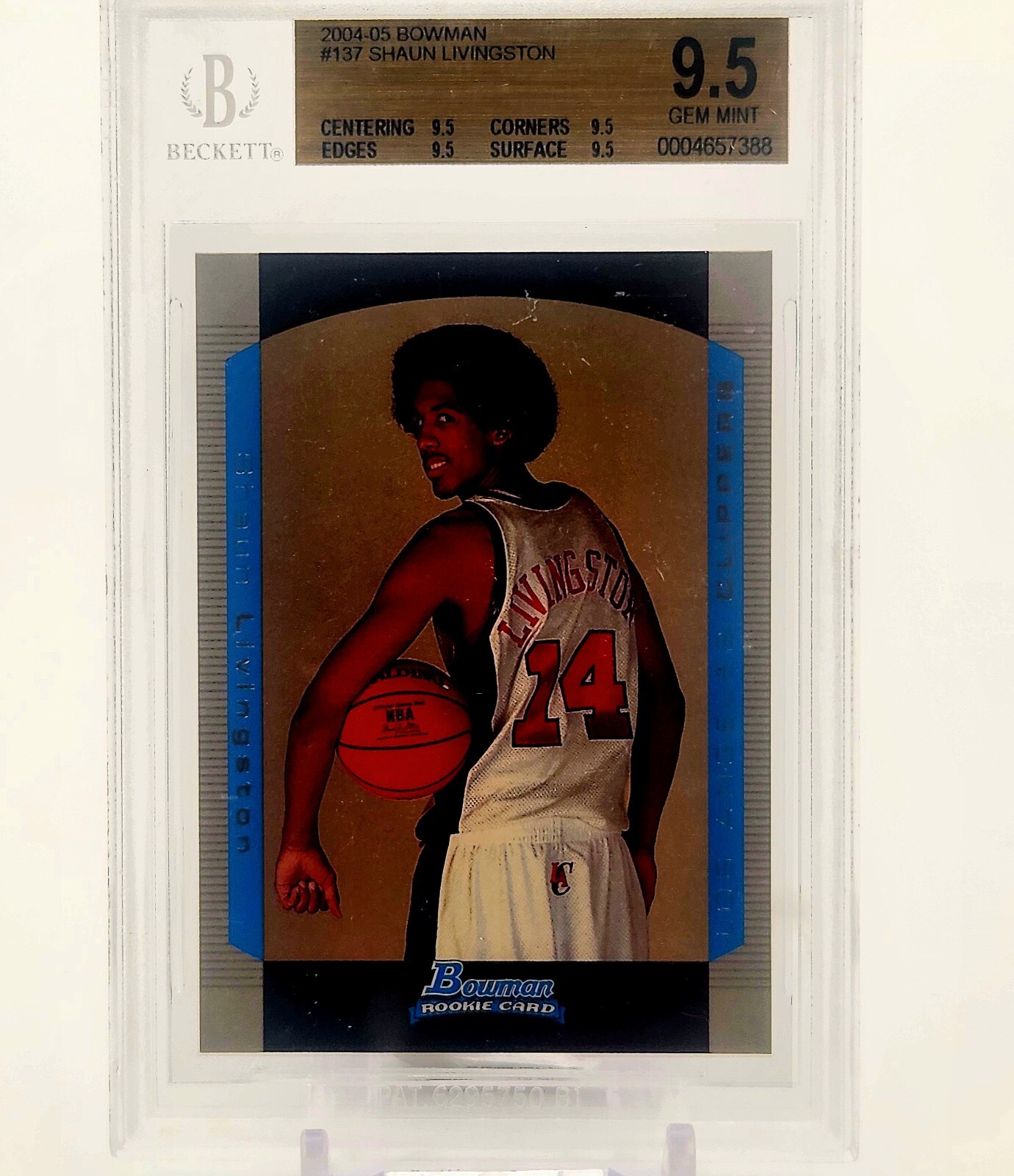 2004-05 Bowman Draft Picks & Prospects - Shaun Livingston #137 Gold (RC ...