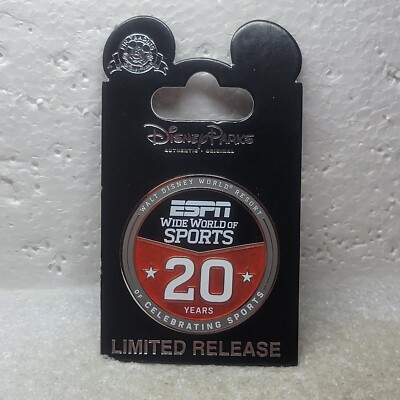 Disney ESPN Wide World of Sports 20 Years Pin Limited Release 2017 NEW ...