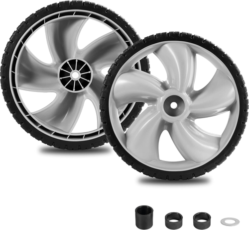 12" Rear Lawn Mower Wheels For Craftsman Poulan Husqvarna Troy Bilt 490 ...