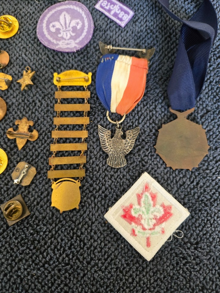 Junk Drawer Lot of 20+ Youth organizations BSA GSA 4H Rainbow Pins ...