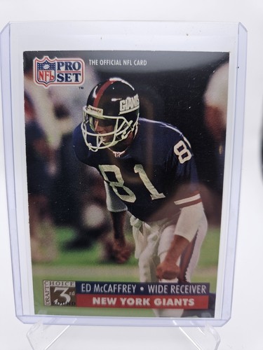 1991 Pro Set ED McCAFFREY #812 Rookie Card RC New York Giants | eBay