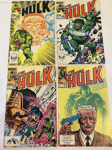 The Incredible Hulk Marvel Comic Book #288 289 290 291 (4 Book Lot) | eBay
