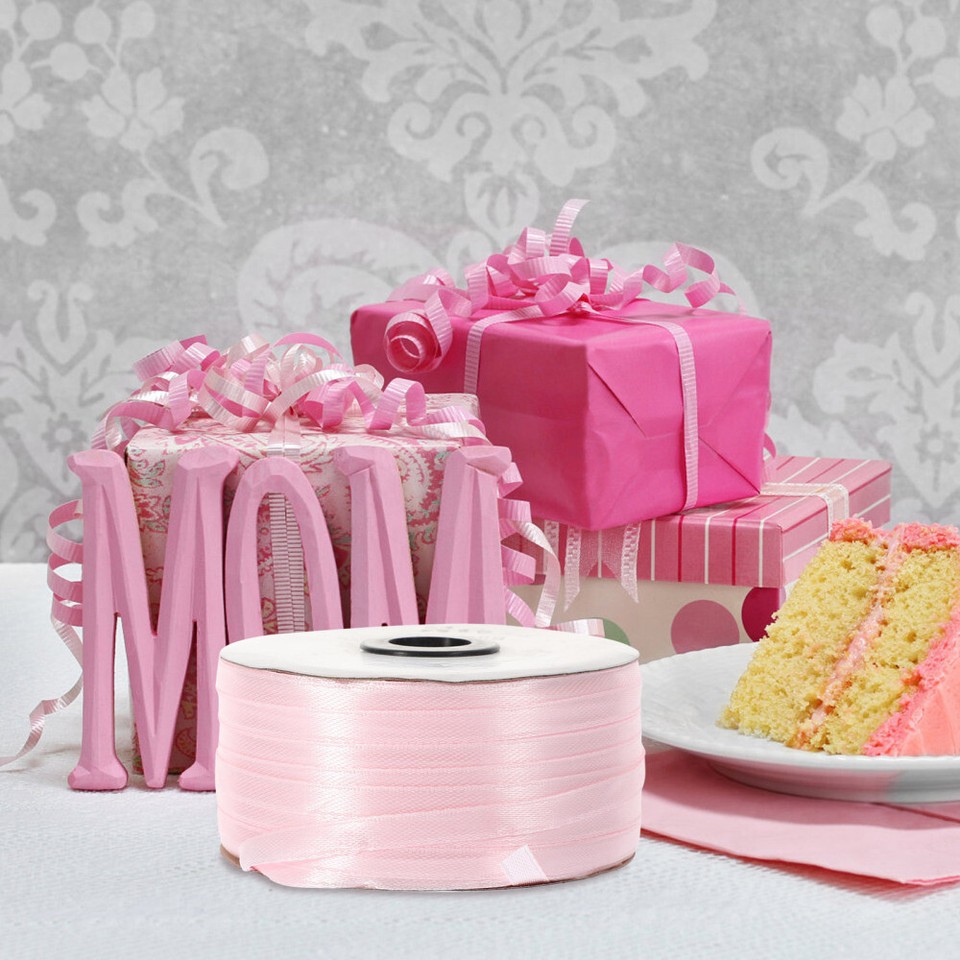 1 Roll Gift Ribbon Decoration Bowknot Ribbon Decor Multi-use Packing ...