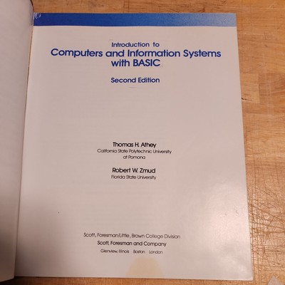 Introduction to Computers and Information Systems HC Athey 2nd | eBay