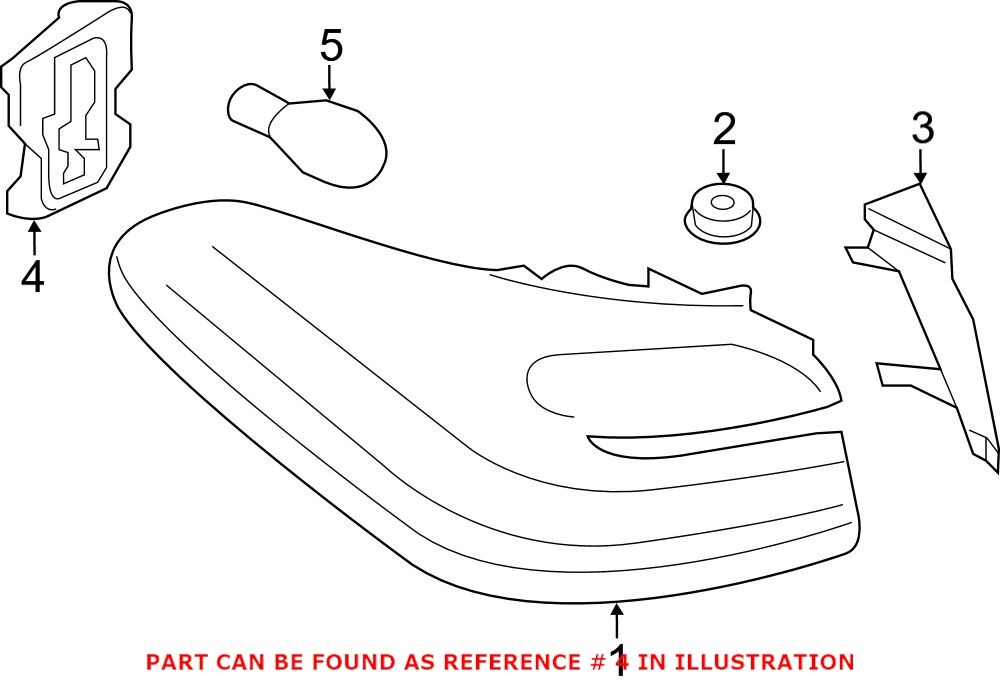 Genuine OEM Tail Light Socket for BMW 63217390231 | eBay