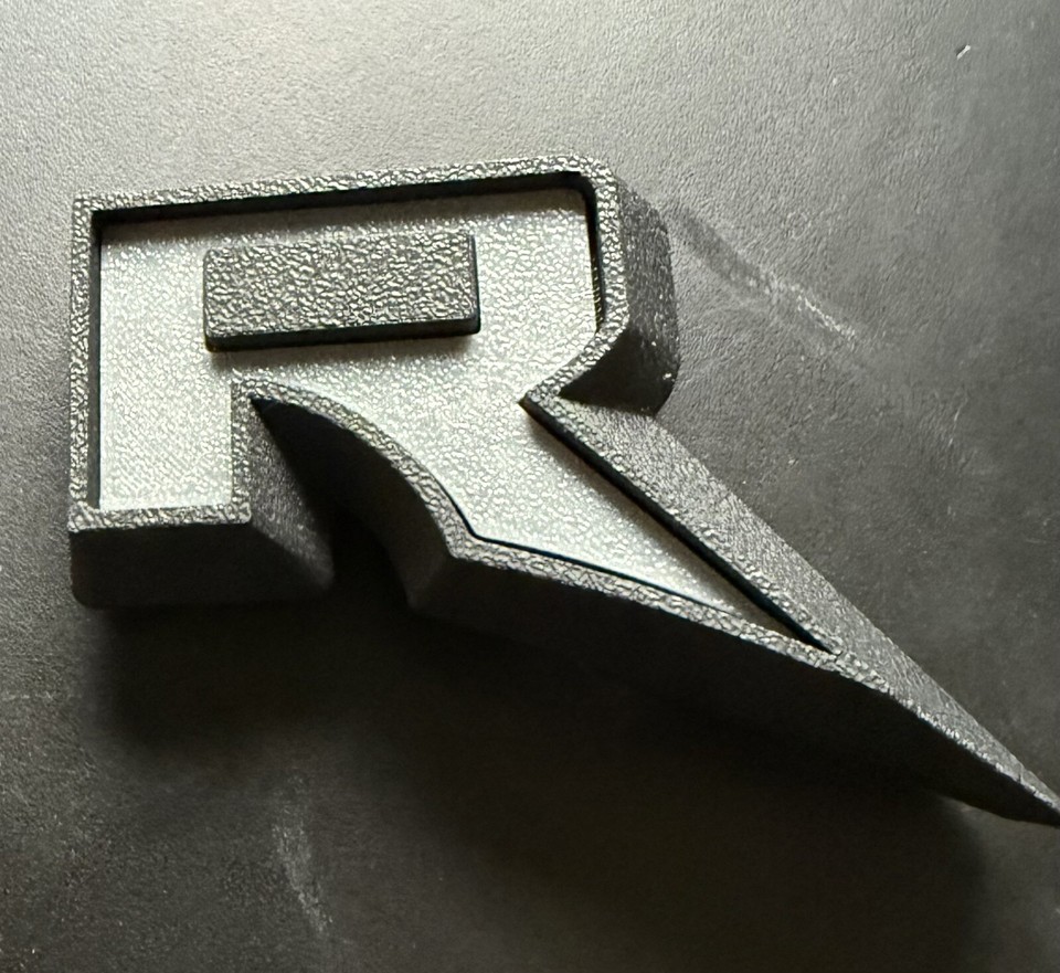 Ford NextGen Ranger Raptor front grill R badge (carbon fiber infill ...