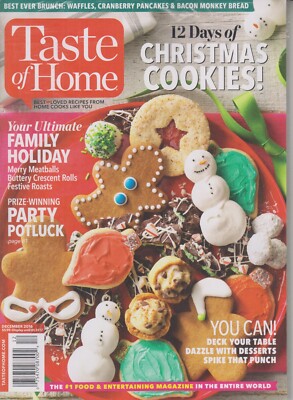 Taste of Home December 2016 12 Days of Christmas Cookies! (Magazine ...