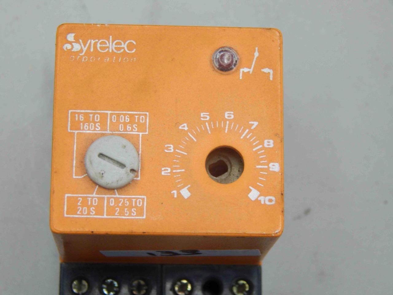 #133 Syrelec DAXR B 24V AC/DC Multirange Timer | eBay