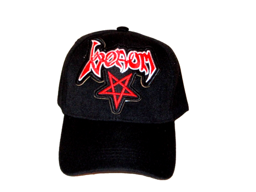 VENOM Music Band Logo Patch Adjustable Baseball Cap Black Hat | eBay