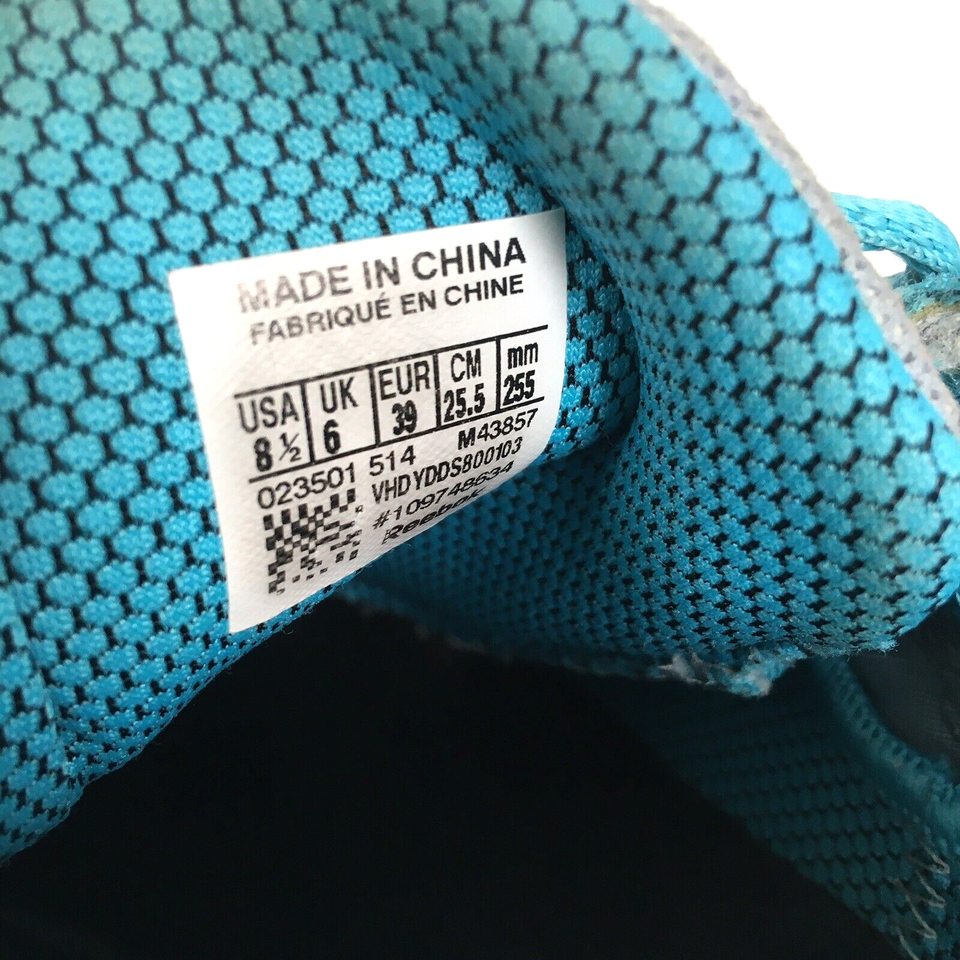 Reebok Zigtech Shoes Mens Size 8.5 Gray Blue Running Athletic Sneakers ...