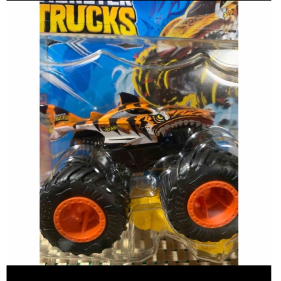 Hot Wheels Monster Truck Tiger Shark, , monster truck, tiger, shark | eBay