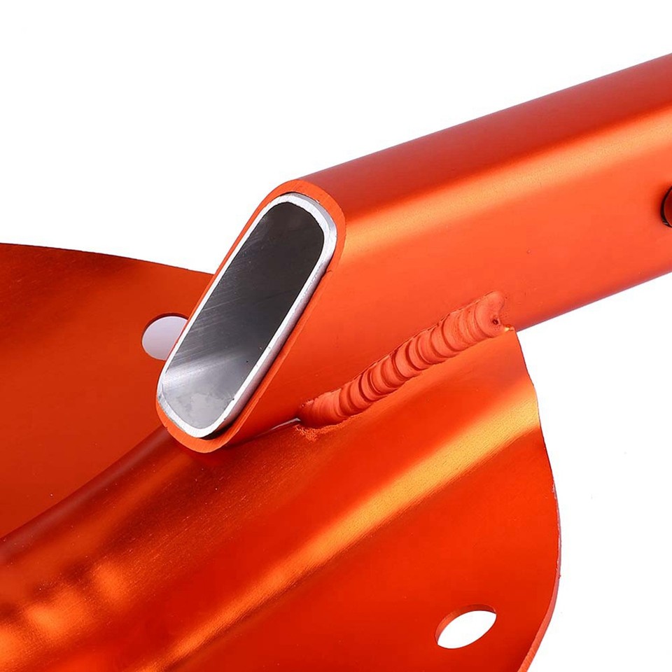 Orange Aluminum Alloy Detachable Telescopic Winter Snow Ice Shovel ...
