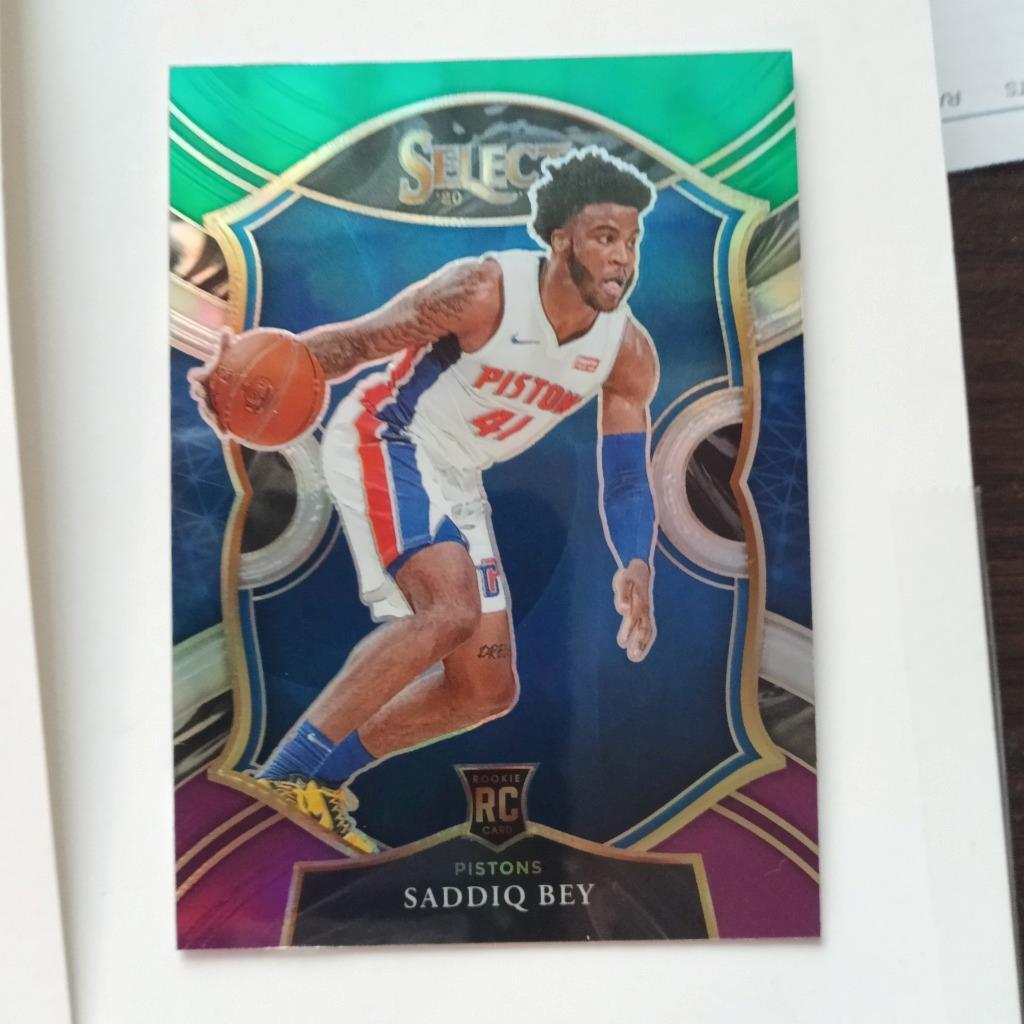 2020 Panini Select Concourse Green White Purple Prizm Saddiq Bey #79 ...