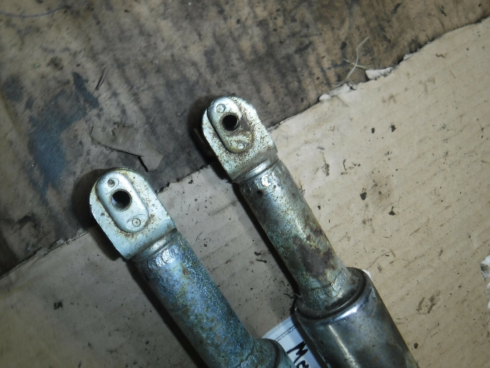 Yamaha 1971 HS1B 90 cc twin 2 cycle 90 cc twin rear shocks rear shock ...