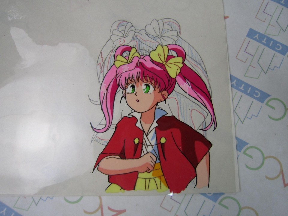 Idol Angel Yokoso Yoko Tanaka Anime Original Production Cel Celluloid C ...