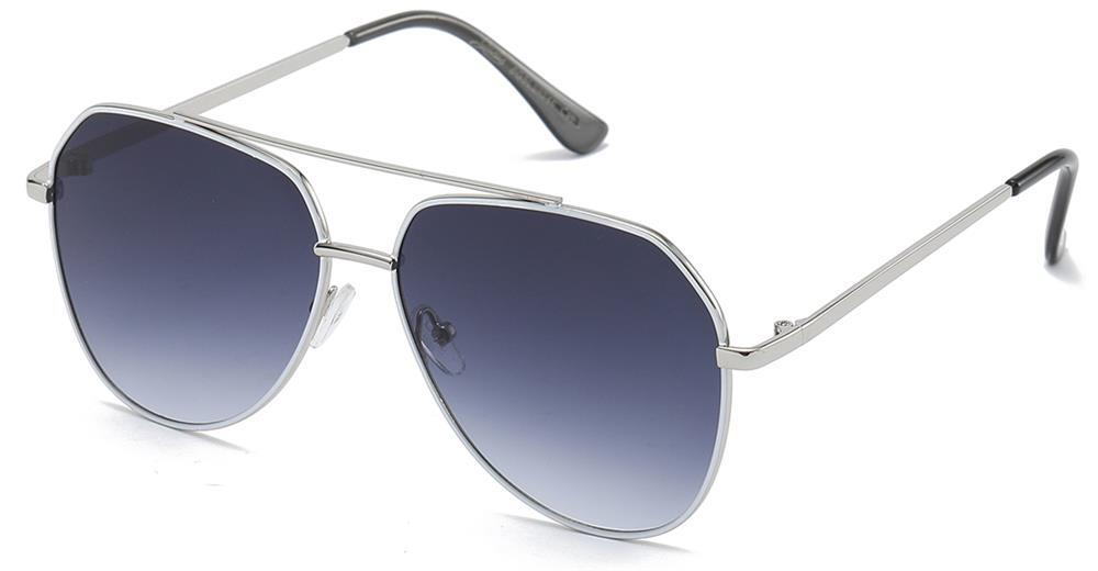Giselle Modified Aviator Sunglasses w/Rim Accent (GSL28246) *NEW* *FREE ...