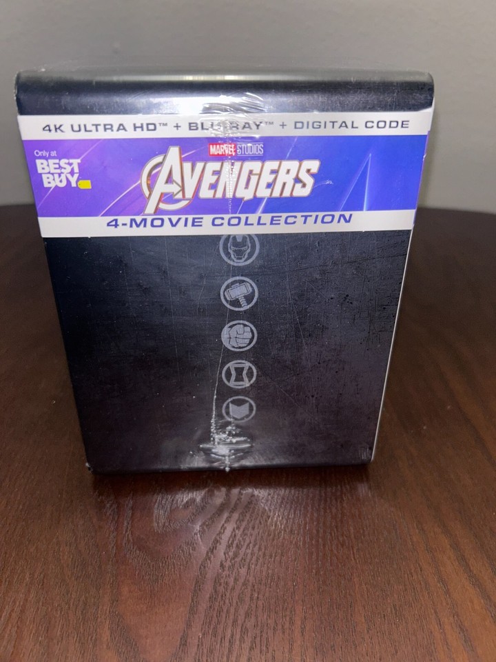 Marvel Avengers 4-Movie Collection (Steelbook)(4K Blu-ray Disc) Brand ...