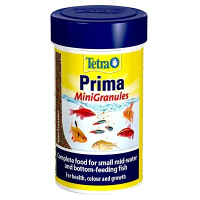 Tetra Prima Fish Food Complete Mini Granules for Small Mid-Water ...