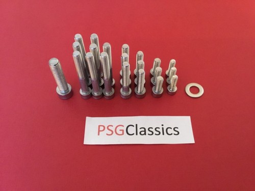 Yamaha PW50 1991-21 Stainless Steel Engine Covers Allen Screws Set ...