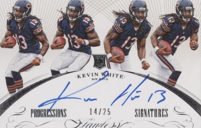 2015 Panini Flawless - Flawless Progressions Signatures Kevin White # ...