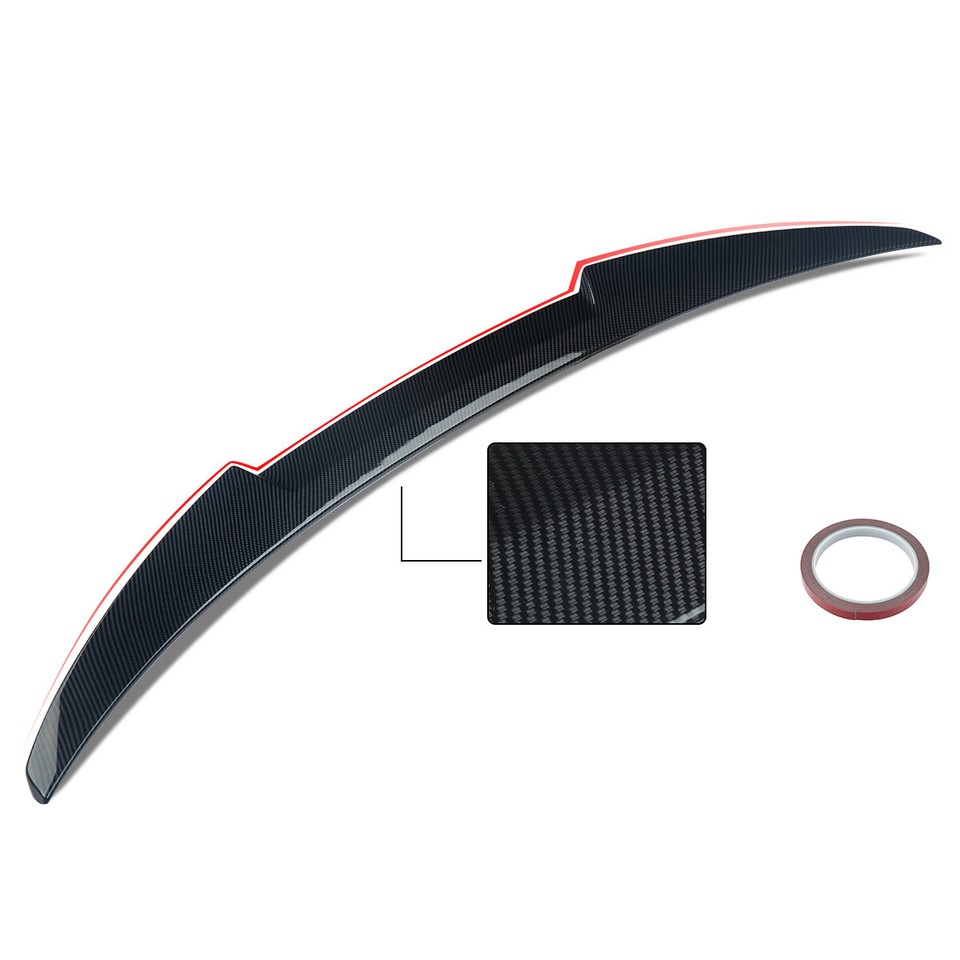FOR 19-25 BMW G20 330i M340i M3 G80 CARBON FIBER M4 STYLE TRUNK SPOILER ...